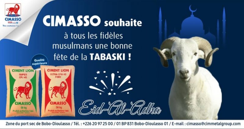CIMASSO VOUS SOUHAITE BONNE FÊTE DE LA TABASKI - CIMMETALGROUP