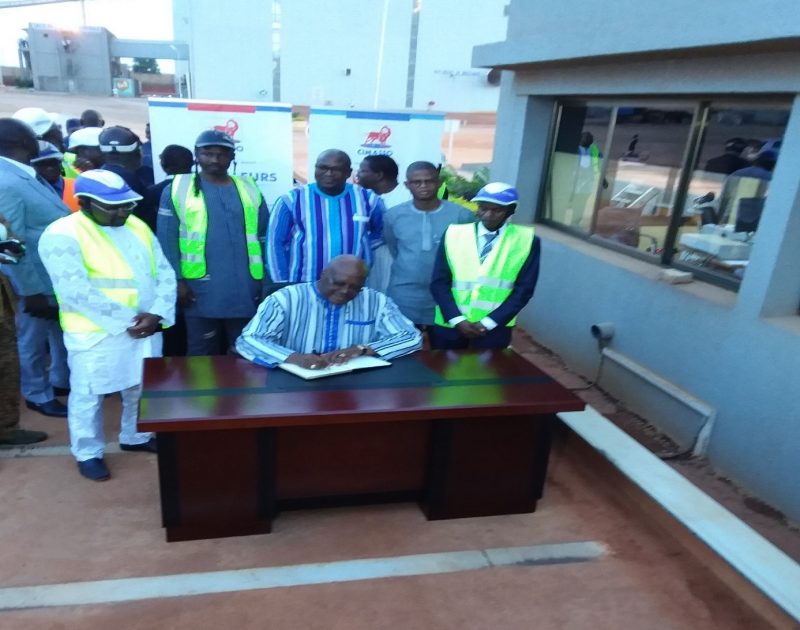 VISITE DU PRESIDENT DU FASO DE L’USINE CIMASSO - CIMMETALGROUP