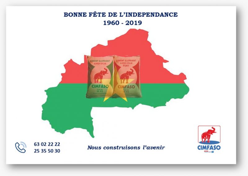 FÊTE DE L’INDÉPENDANCE DU BURKINA FASO - CIMMETALGROUP