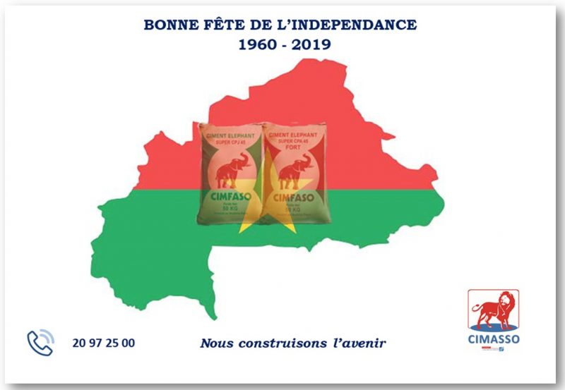 FÊTE DE L’INDÉPENDANCE DU BURKINA FASO - CIMMETALGROUP