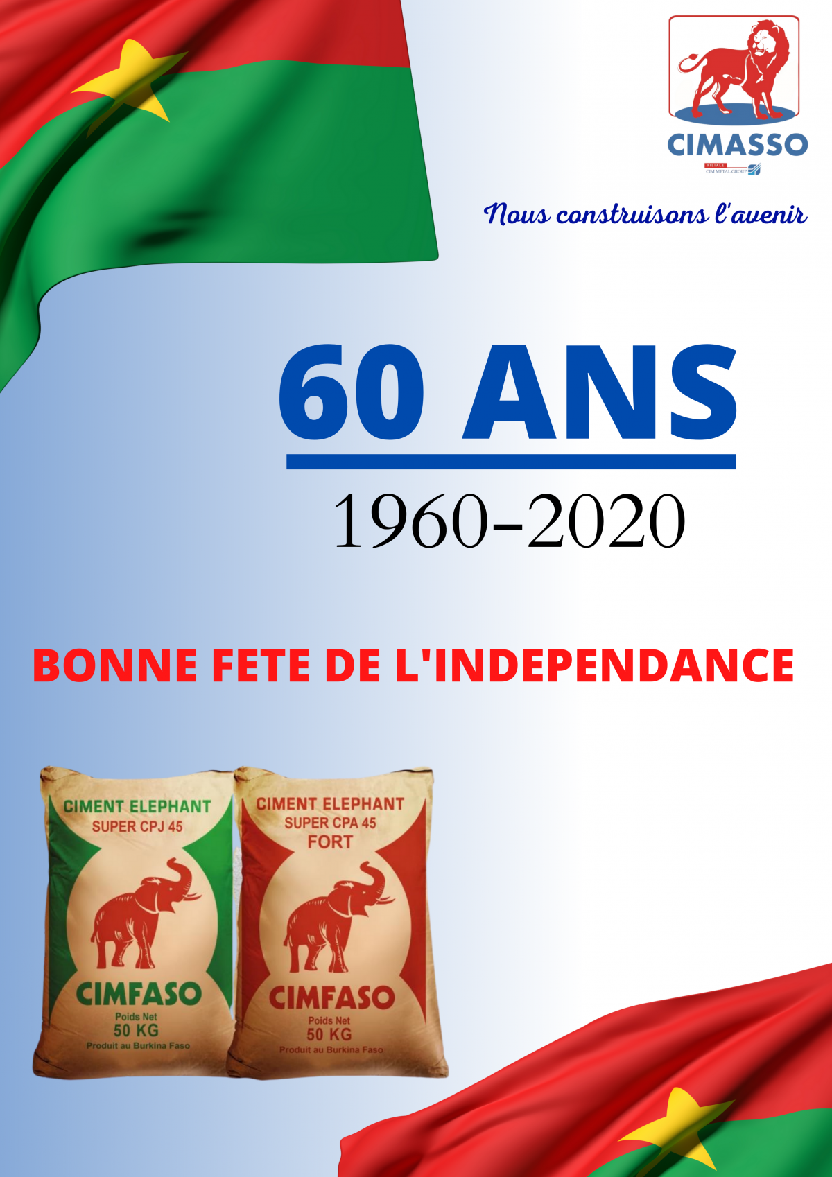 CIMASSO vous souhaite Bonne Fête de l’indépendance ! - CIMMETALGROUP